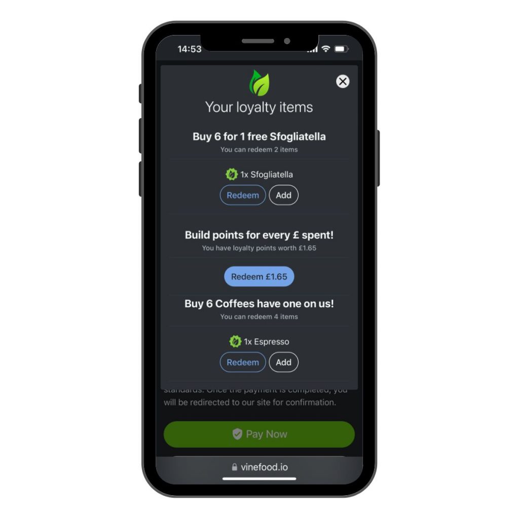 Our Self Ordering Platform: Vine - Haven Systems Limited
